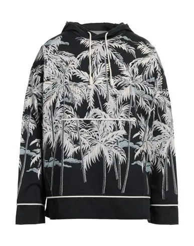 Palm Angels Hooded T-shirt - Midnight Blue