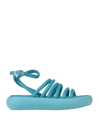 VIC MATIE Strappy Flatform Sandals - Blue