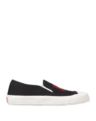Kenzo Embroidered Slip-on Sneakers - Black