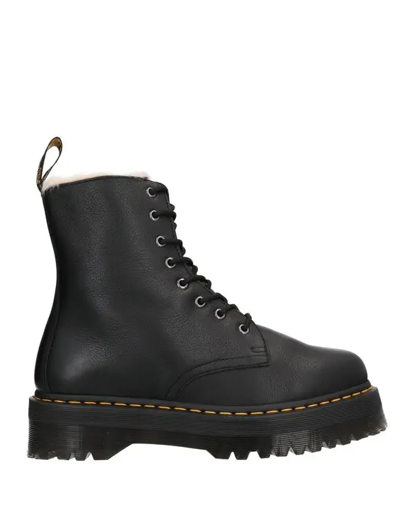 Dr. Martens Ankle Boots In Soft Leather - Black
