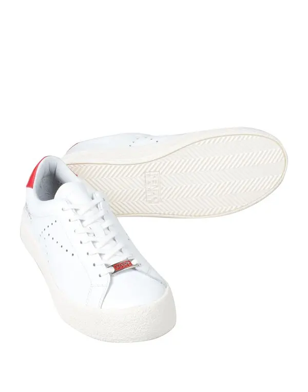 Kenzo Low-top Leather Sneakers - White