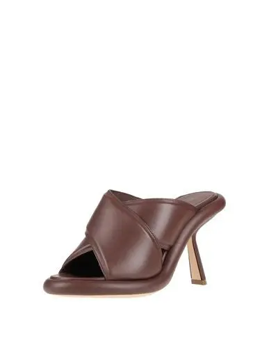 VIC MATIE Leather Sandals - Brown