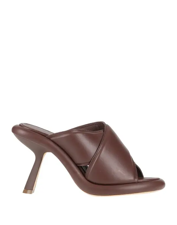 VIC MATIE Leather Sandals - Brown