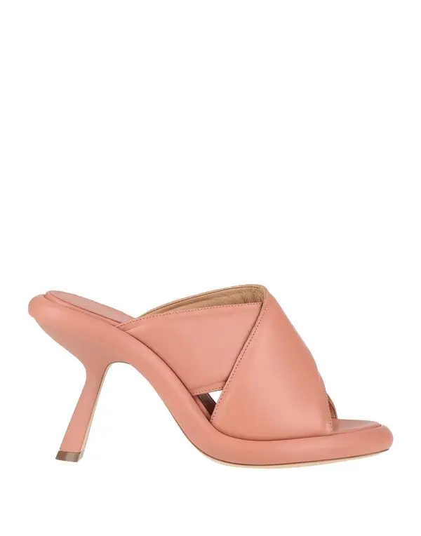 VIC MATIE Leather Sandals - Pastel Pink