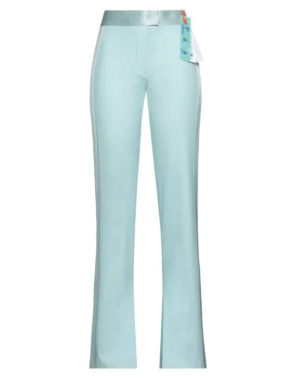 OFF-WHITE™ High Waisted Wide Leg Pants - Blue
