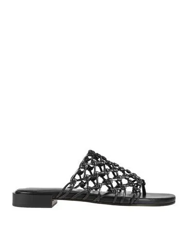 VIC MATIE Thong Sandals - Black