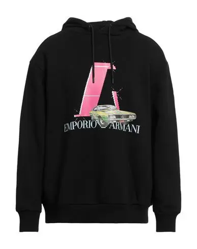 Emporio Armani Sweatshirt Size Cotton, Polyester, Elastane - Black