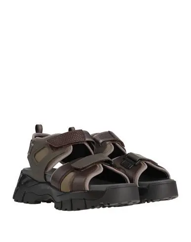 TOD'S Textile And Leather Sandals - Green