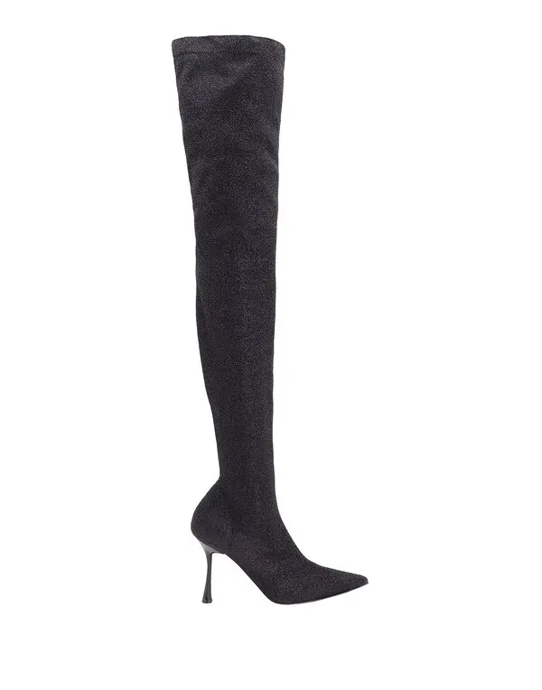 8 BY YOOX Stretch Glitter Over-the-knee Boots