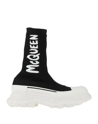 Alexander McQueen Textile Fibers Sneakers - Black