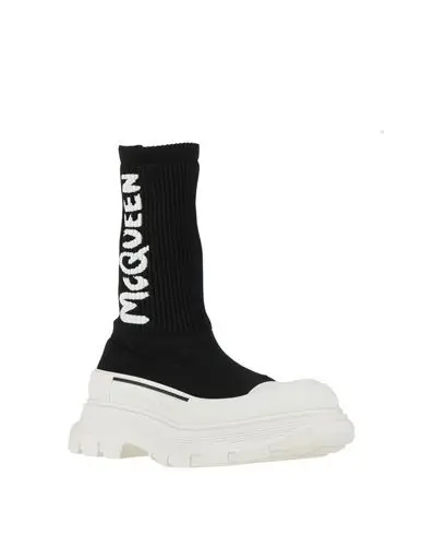 Alexander McQueen Textile Fibers Sneakers - Black