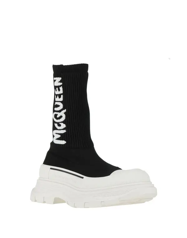Alexander McQueen Textile Fibers Sneakers - Black