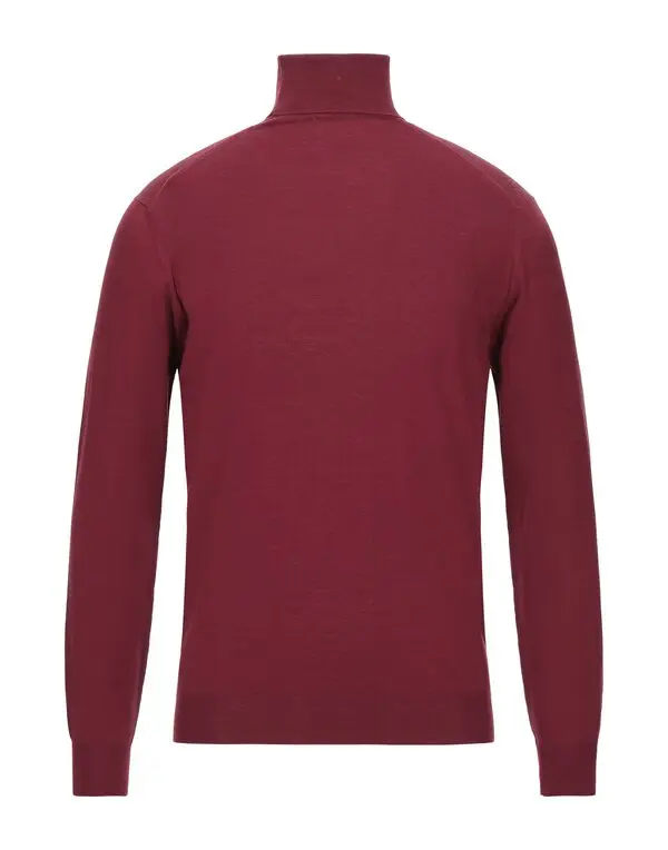 DRUMOHR Turtleneck Super 140s Wool - Red