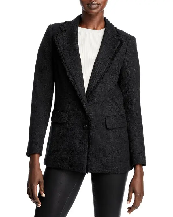 Karl Lagerfeld Paris Tweed Blazer