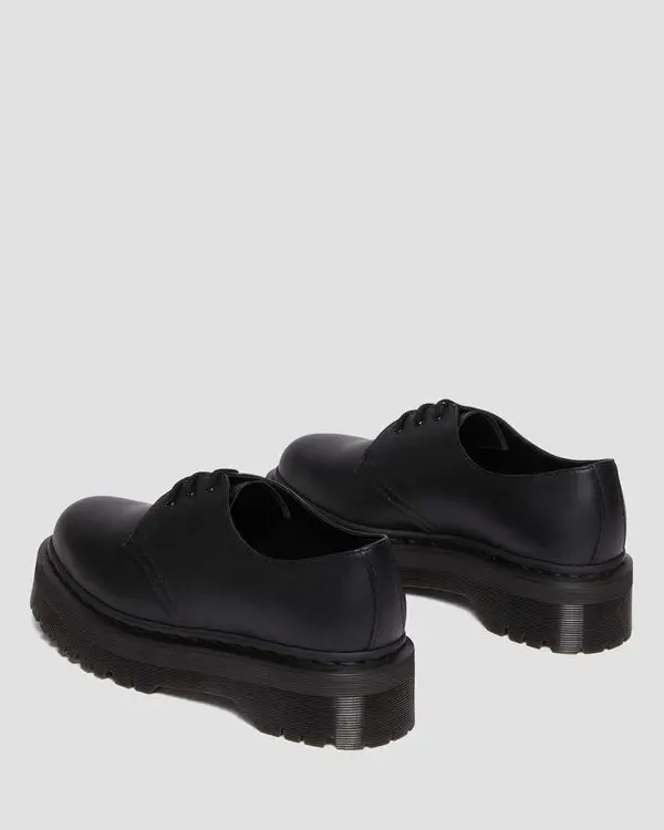 Dr. Martens Vegan 1461 Quad Mono Platform Shoes