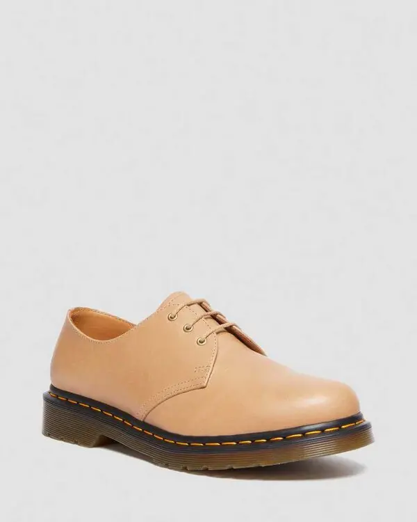 Doc Marten Cream Leather Oxford Dr. Martens 1461 Cream SMOOTH LEATHER OXFORD SHOES LA004 Men  main image 3