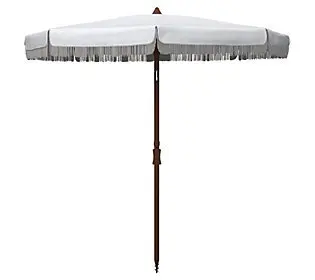 VALERIE PARR HILL Estonia 6.5' Fringe Umbrella Valerie - One-color