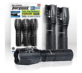 BELL & HOWELL Bell + Howell Taclight High Performance Flashli Ghts 3 Pack - One-color