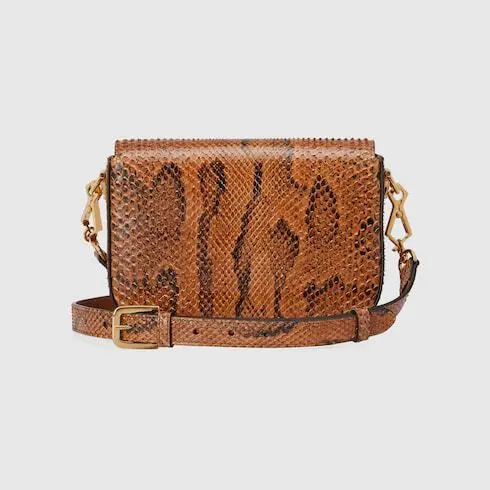 Gucci Horsebit 1955 Mini Python Bag