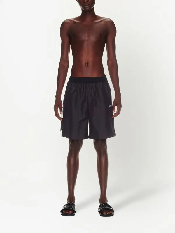 Off-White Diag Surfer Swimshorts - Black