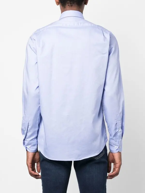 Paul & Shark Embroidered-logo Shirt - Blue
