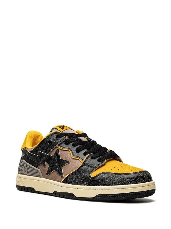 A BATHING APE Sk8 Sta #5 M1 Sneakers - Yellow