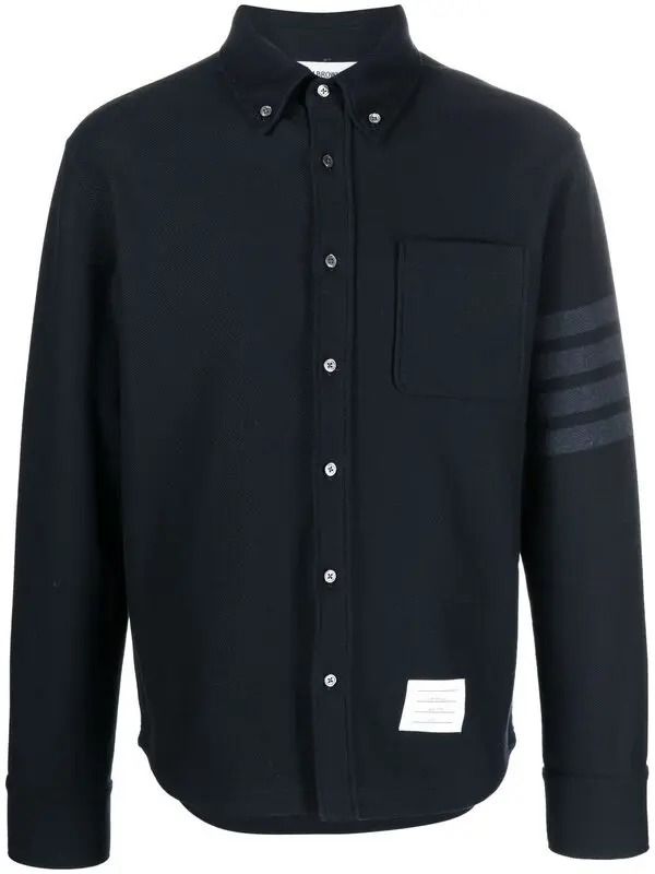 Thom Browne Cotton Long-sleeved Shirt