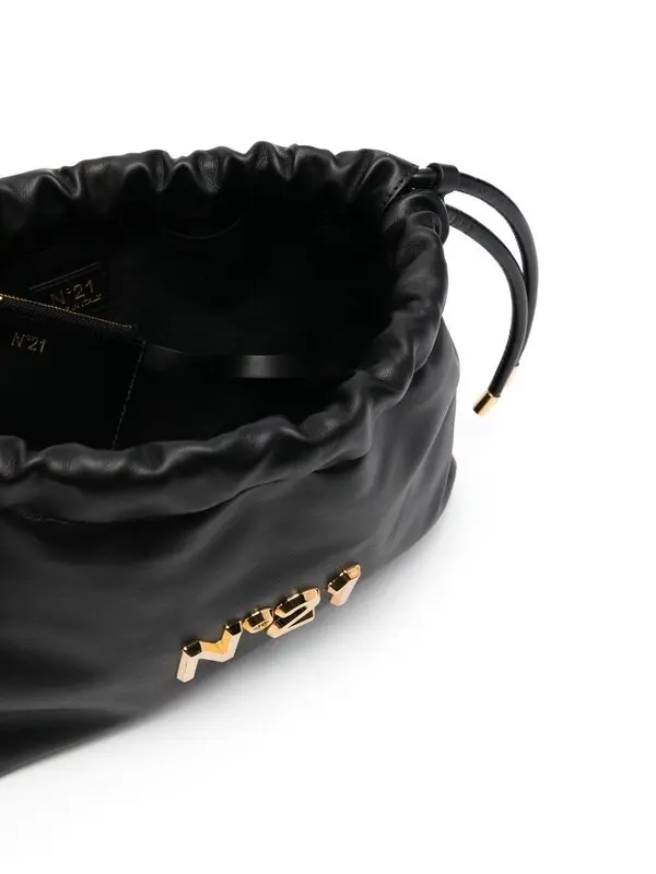 N°21 Eva Logo-plaque Drawstring Clutch