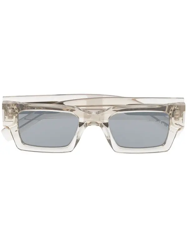 Saint Laurent Sl572 Square-frame Sunglasses - Grey