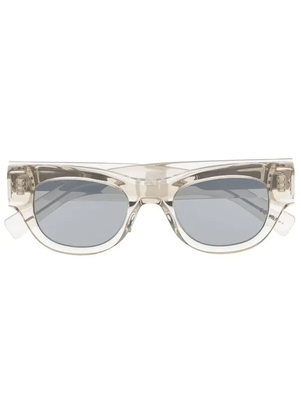 Saint Laurent Square-frame Sunglasses - Grey