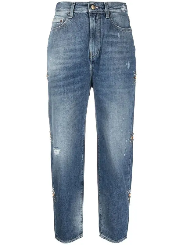 WASHINGTON DEE-CEE High-waisted Cropped Jeans