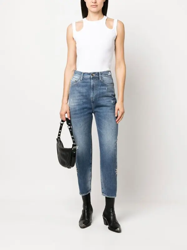 WASHINGTON DEE-CEE High-waisted Cropped Jeans