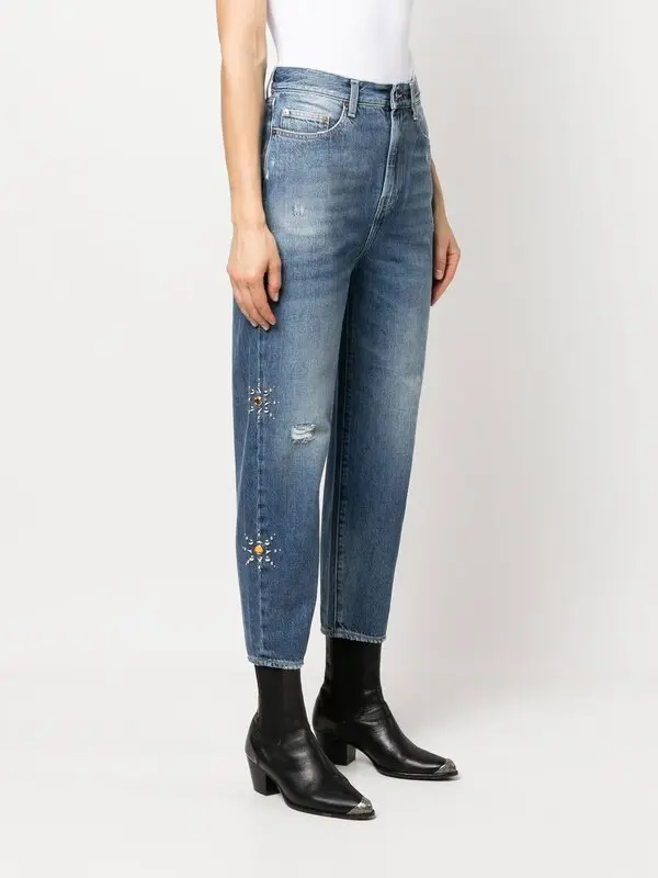 WASHINGTON DEE-CEE High-waisted Cropped Jeans