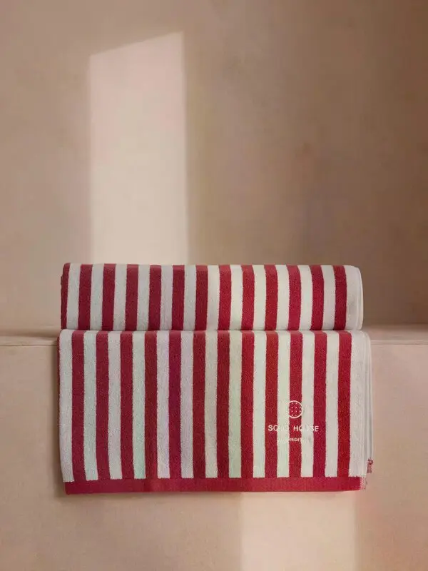 SOHO HOME Embroidered-logo Cotton Pool Towel