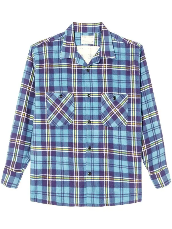 RE/DONE 50s Plaid Shirt - Blue