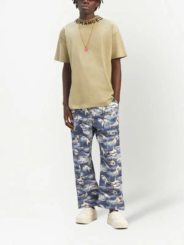 Palm Angels Seasonal Logo T-shirt - Brown