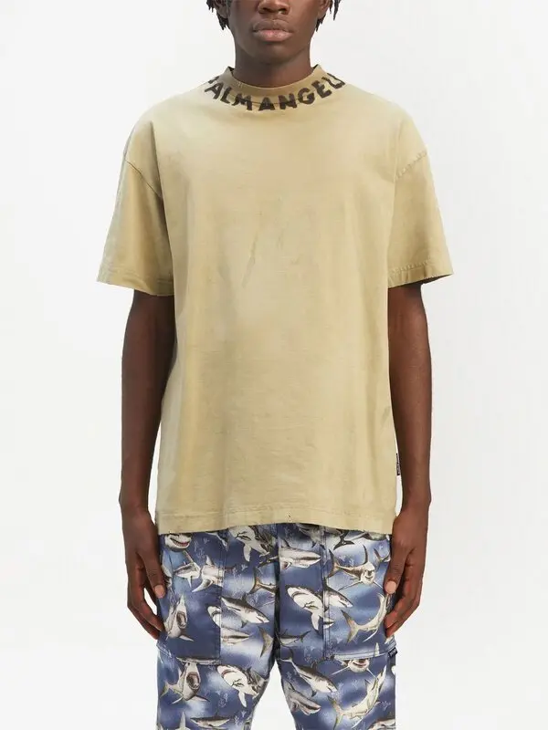 Palm Angels Seasonal Logo T-shirt - Brown