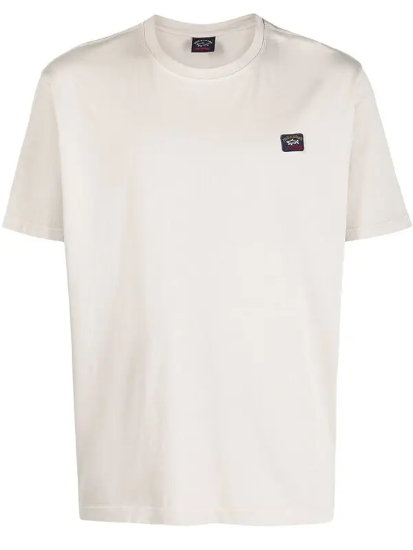 Paul & Shark Logo-patch Cotton T-shirt
