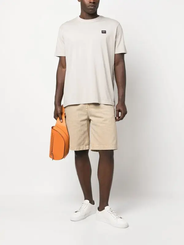 Paul & Shark Logo-patch Cotton T-shirt