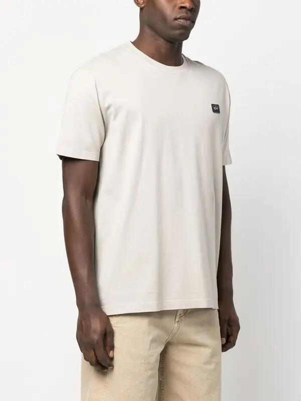 Paul & Shark Logo-patch Cotton T-shirt