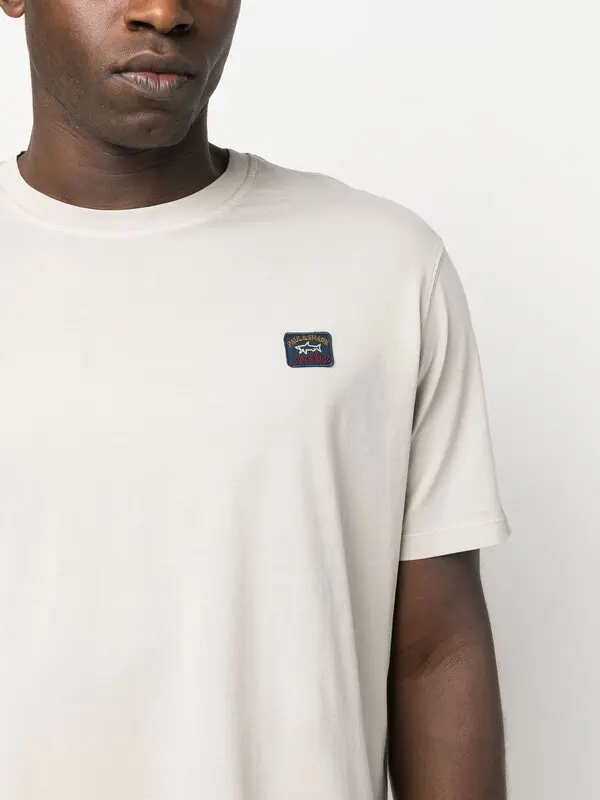 Paul & Shark Logo-patch Cotton T-shirt
