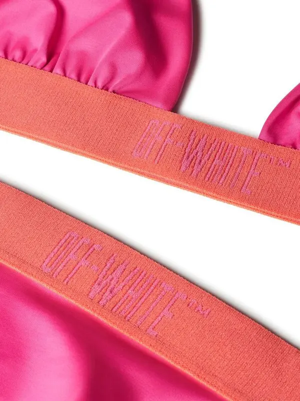 Off-White Condenced Two-tone Bikini