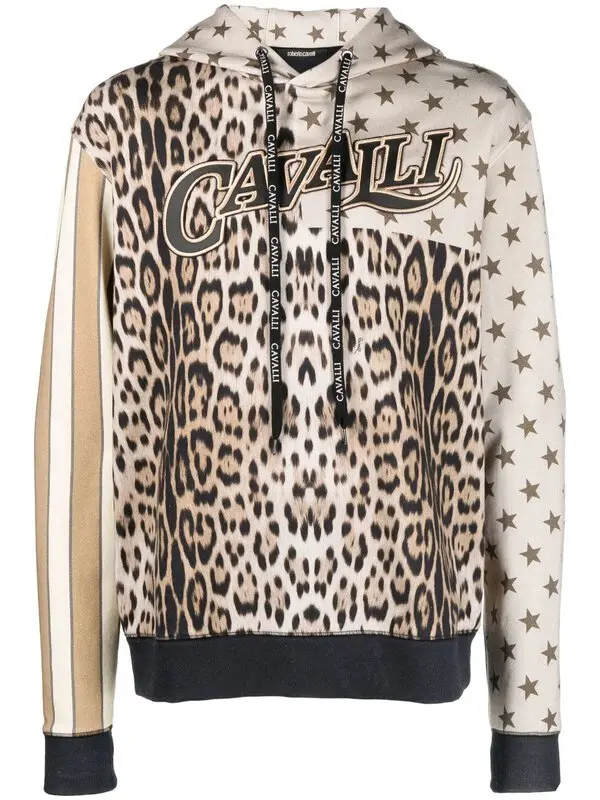 Roberto Cavalli Animal-print Hoodie