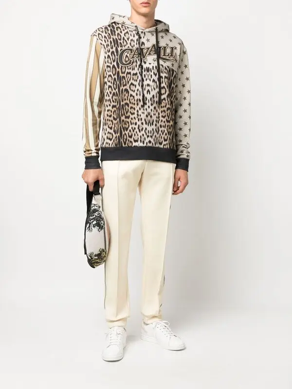 Roberto Cavalli Animal-print Hoodie