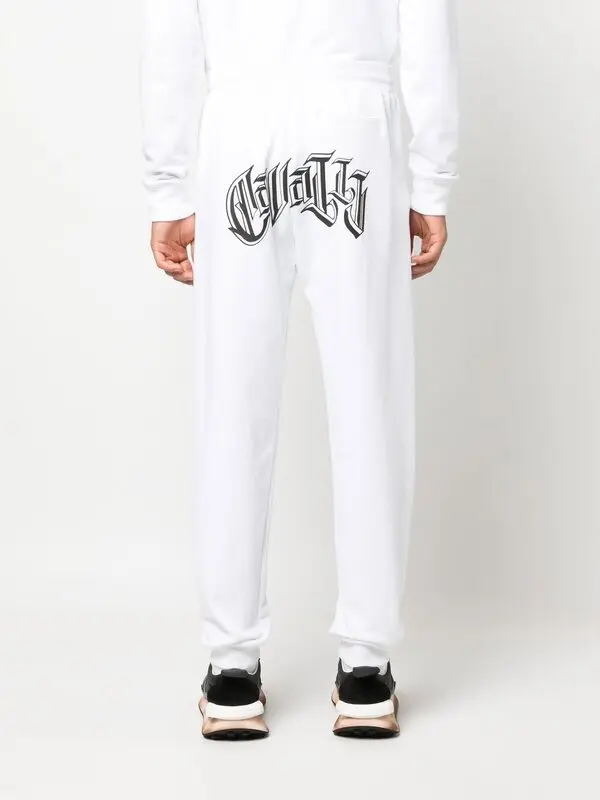 Roberto Cavalli Logo-print Cotton Track Pants