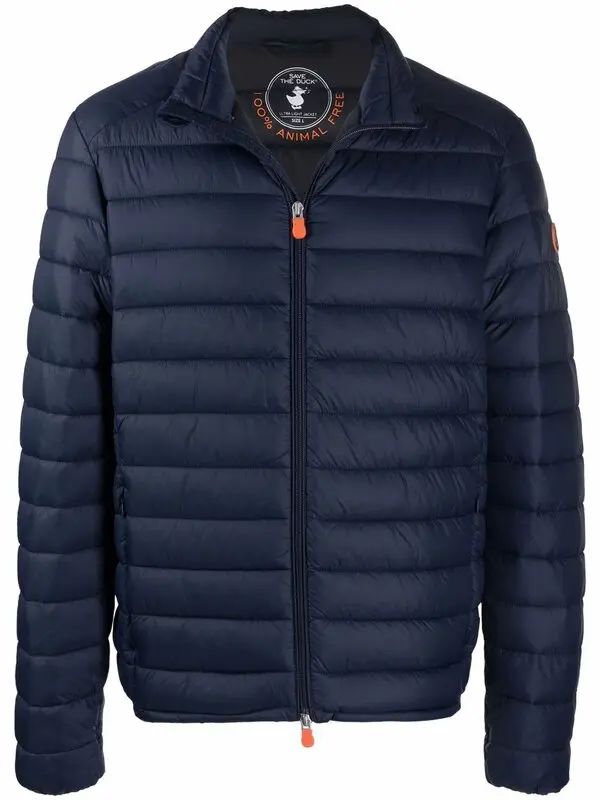 SAVE THE DUCK Zip-up Padded Jacket - Blue