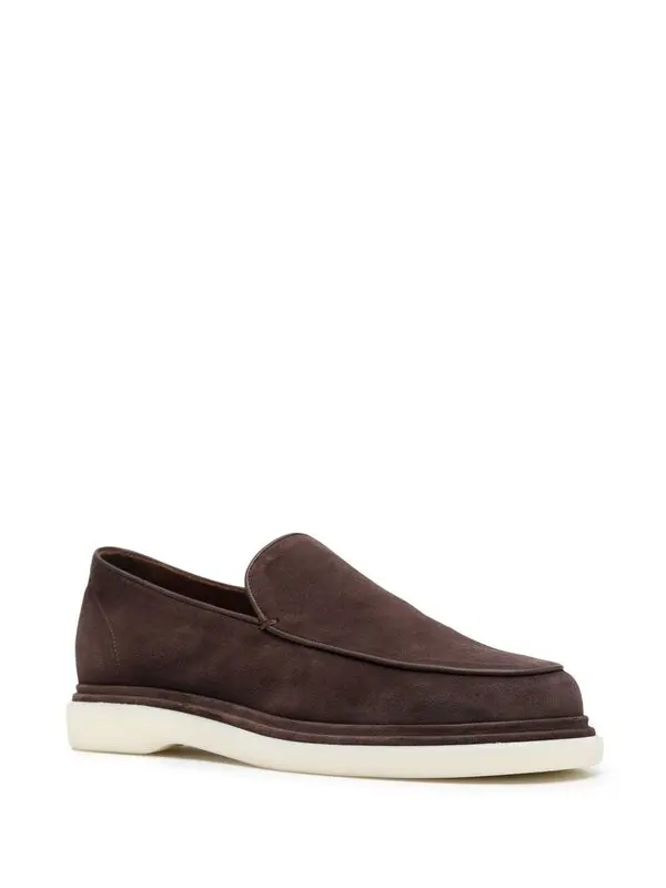 Fratelli Rossetti Calf Suede Slip-on Loafers