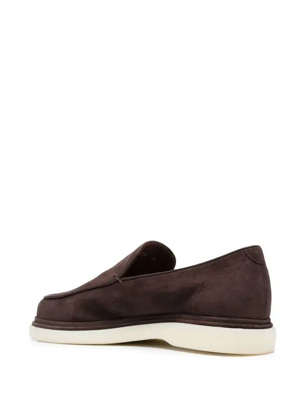 Fratelli Rossetti Calf Suede Slip-on Loafers