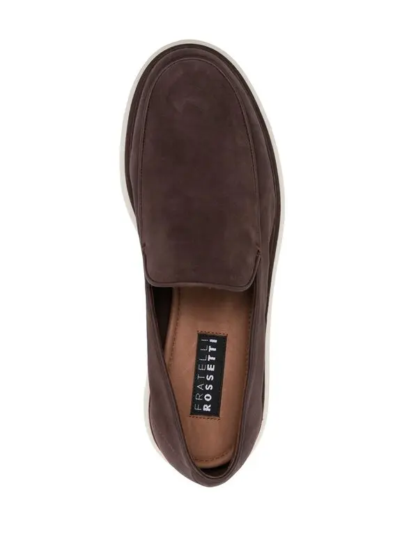 Fratelli Rossetti Calf Suede Slip-on Loafers