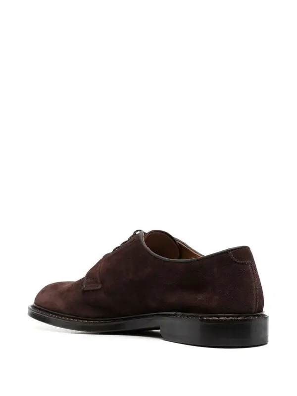 DOUCAL'S Suede Derby Shoes - Brown